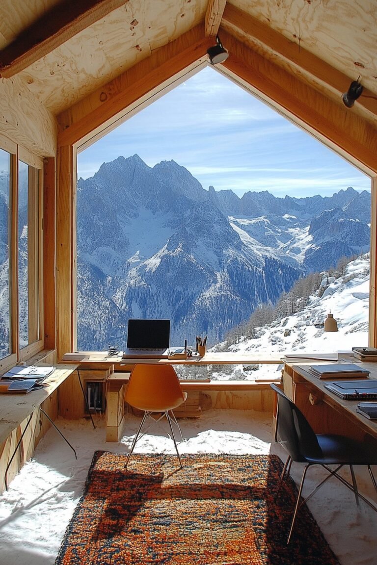 29 Small Cabin Office Ideas For Organizing Your Work Space In A Tiny ...