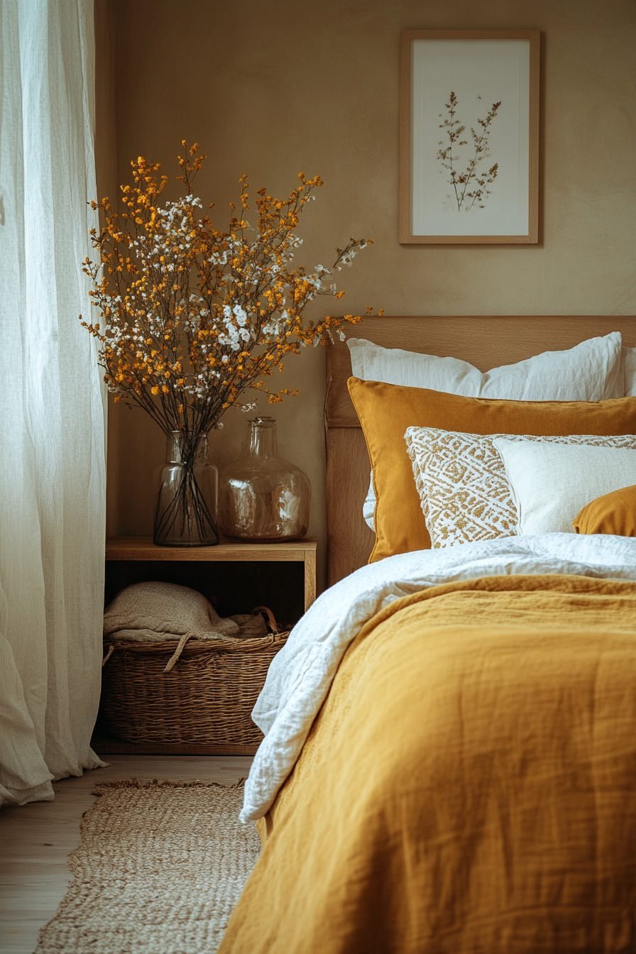 29 Yellow Boho Bedroom Ideas To Bring Bold And Beautiful Hues To Your ...