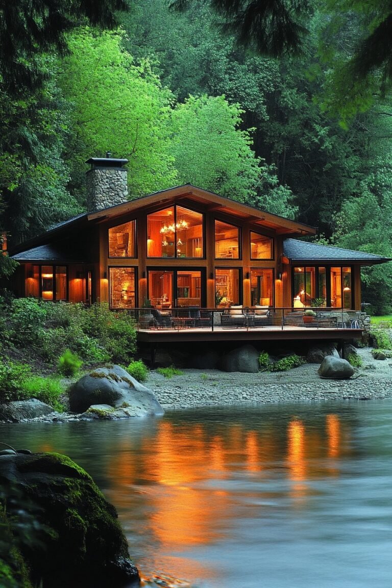 29 Small Cabin Exterior Ideas To Help Your Cabin Blend With Nature ...