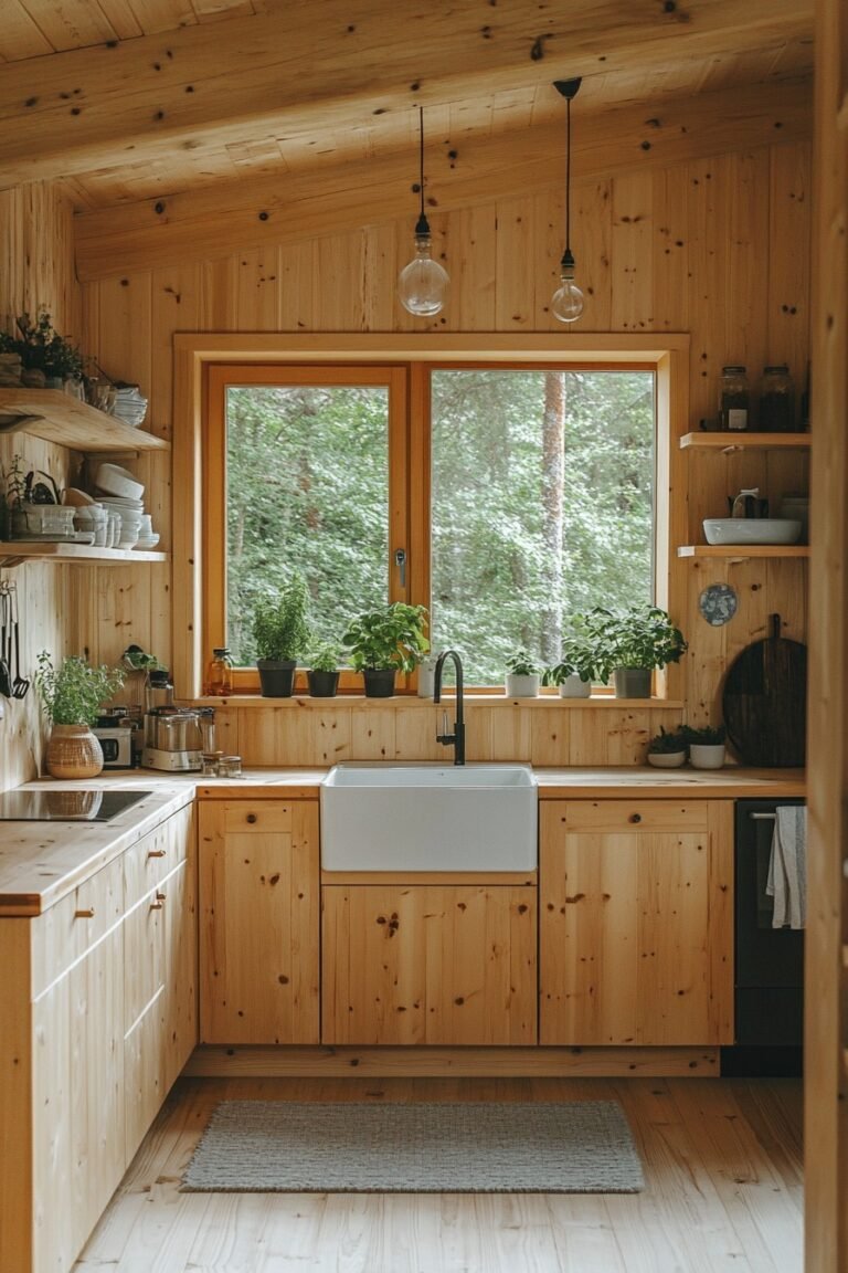 29 Small Cabin Kitchen Ideas For A Warm And Inviting Cooking Area ...