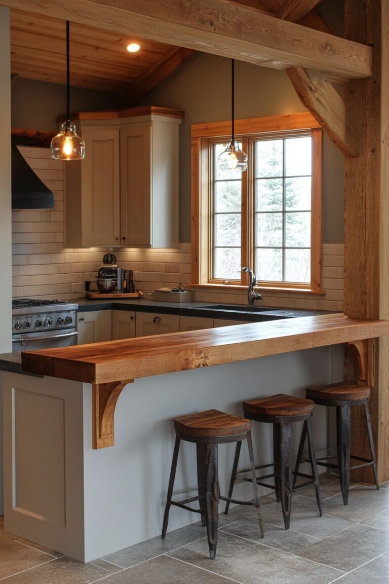 29 Small Cabin Kitchen Ideas For A Warm And Inviting Cooking Area ...