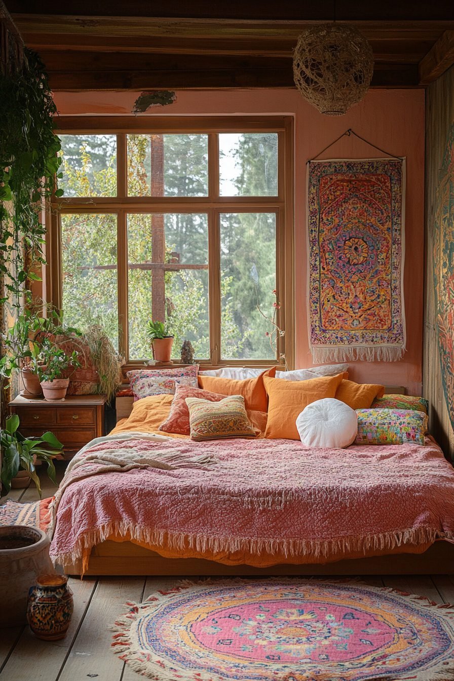 29 Orange Boho Bedroom Ideas For Creating A Playful And Vibrant Space ...