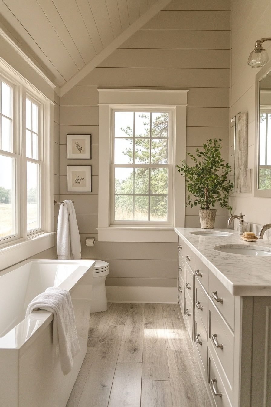 29 Transitional Bathroom Design Ideas For A Classic Yet Contemporary Vibe - Learn California