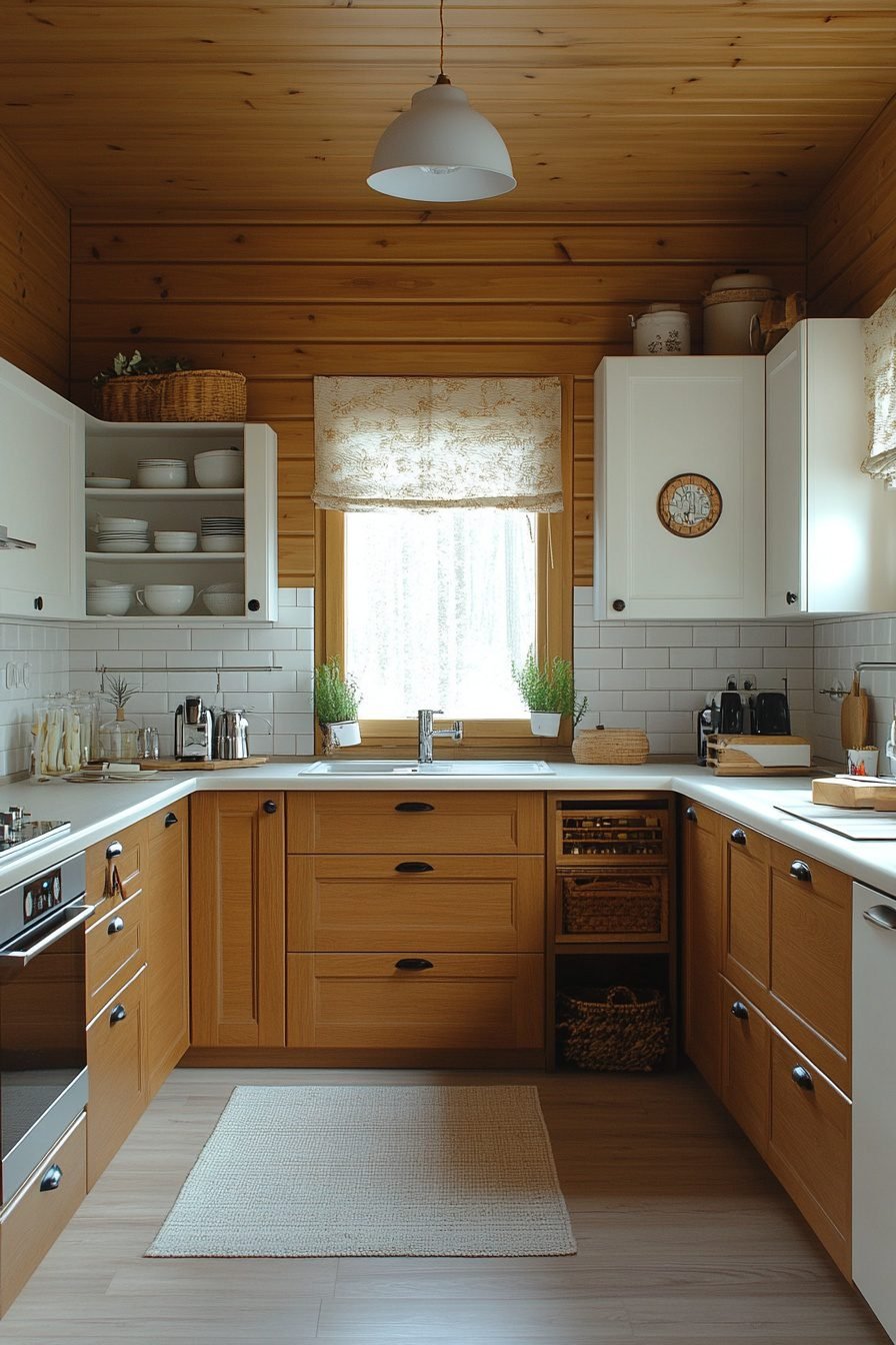 29 Small Cabin Kitchen Ideas For A Warm And Inviting Cooking Area ...