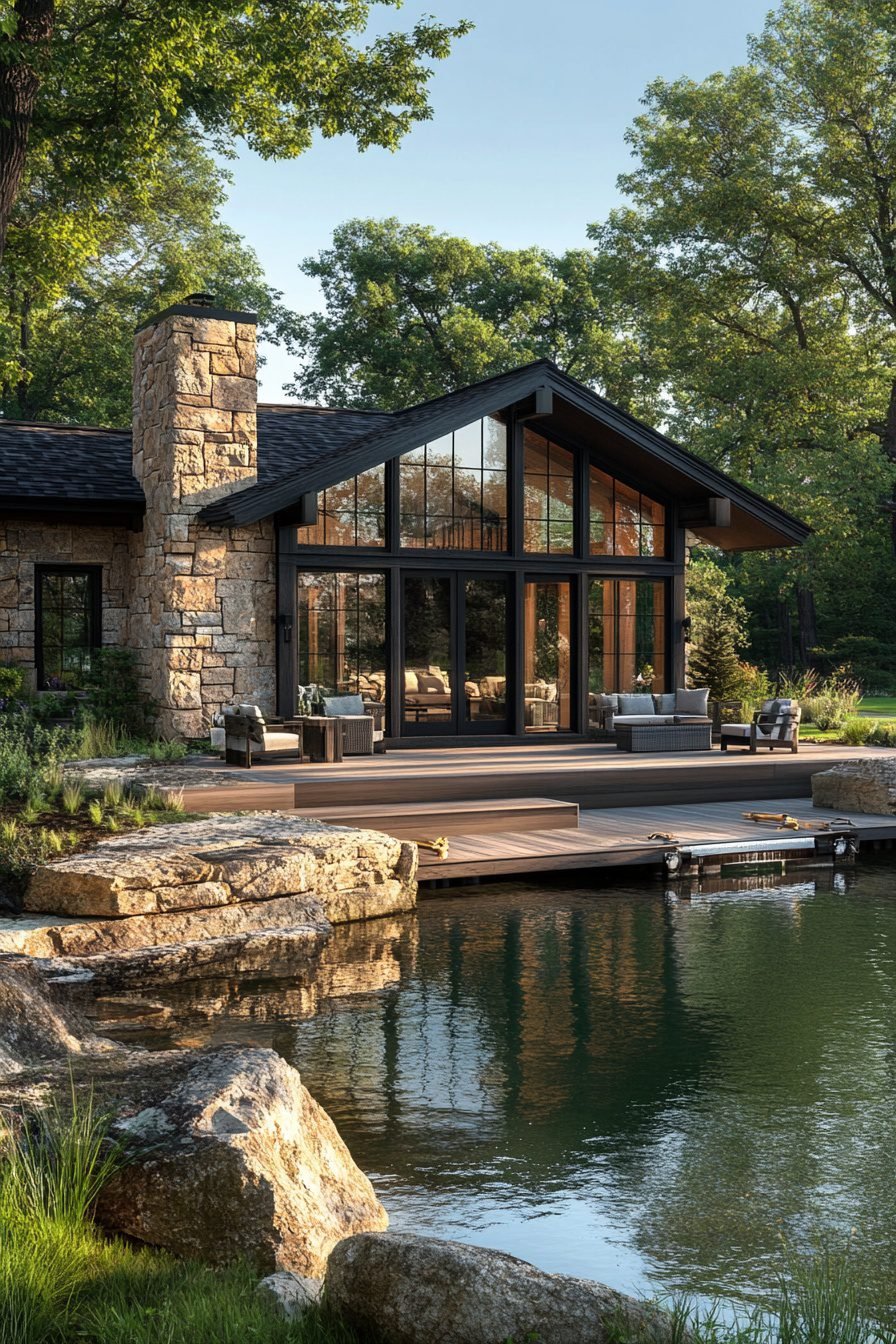 29 Small Cabin Exterior Ideas To Help Your Cabin Blend With Nature ...