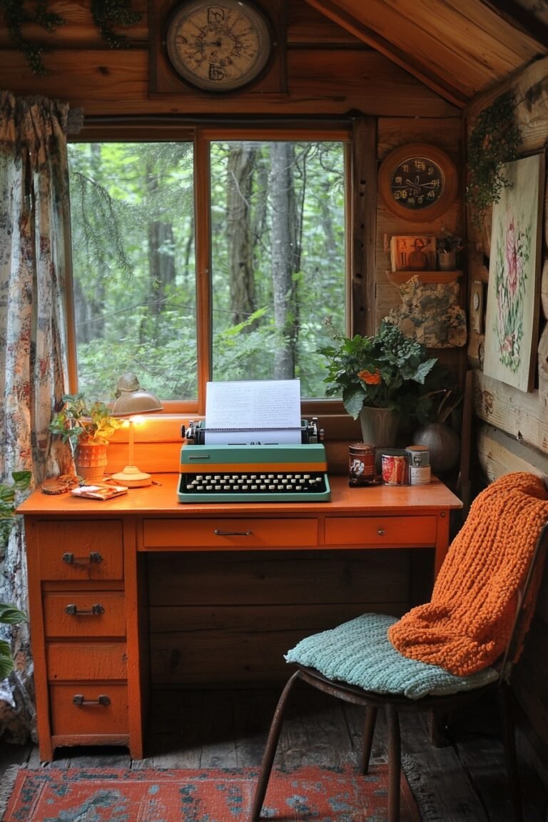 29 Small Cabin Office Ideas For Organizing Your Work Space In A Tiny ...