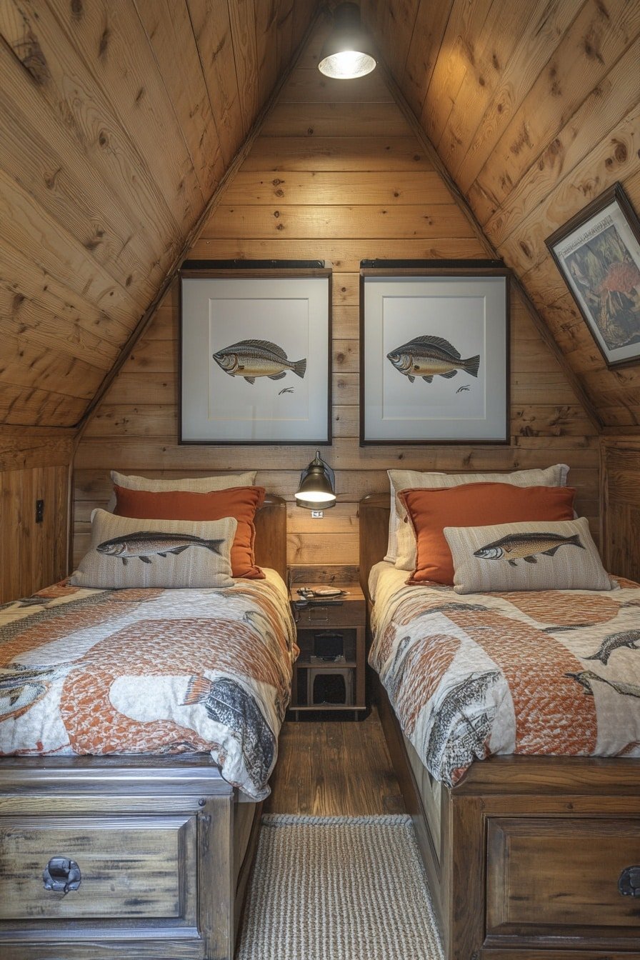 29 Small Fishing Cabin Interior Ideas To Create The Ultimate Fishing ...
