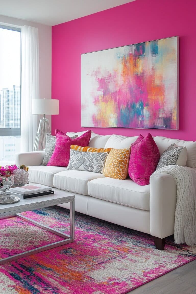 29 Pink Living Room Ideas To Brighten Your Space With A Playful Twist ...