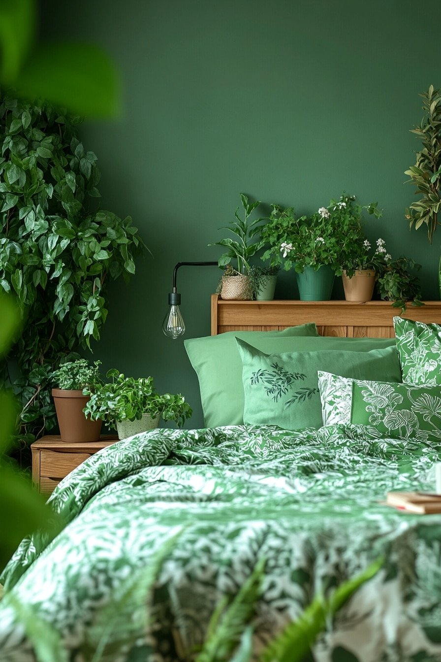29 Green Fantasy Bedroom Ideas For A Tranquil And Enchanting Space ...
