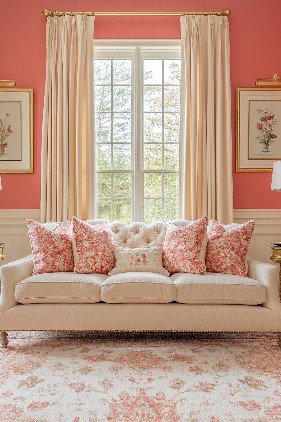 29 Pink Living Room Ideas To Brighten Your Space With A Playful Twist ...