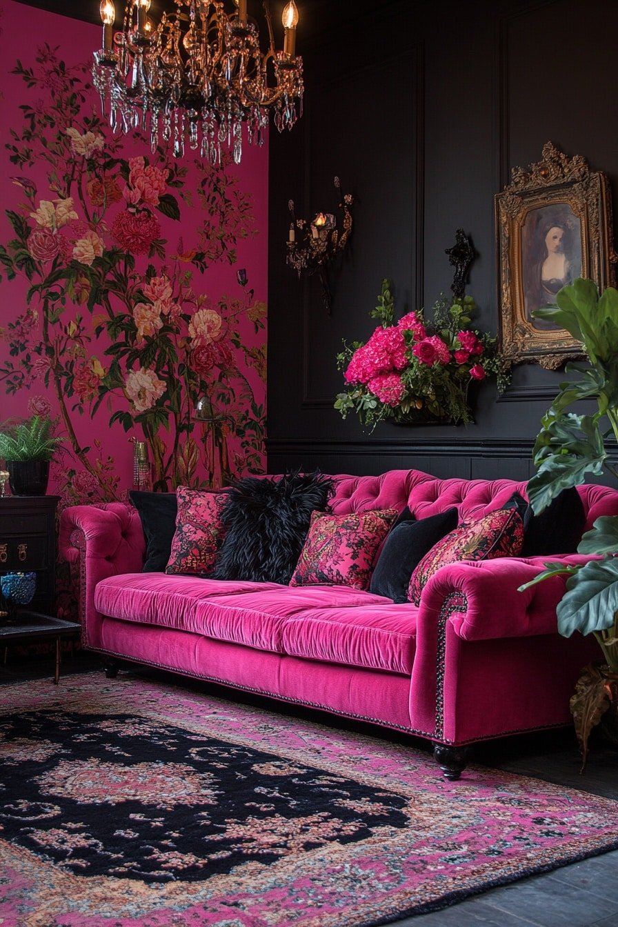 29 Pink Living Room Ideas To Brighten Your Space With A Playful Twist ...
