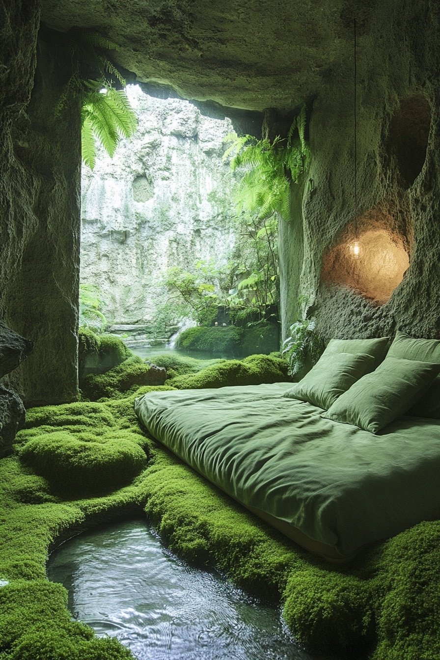 29 Green Fantasy Bedroom Ideas For A Tranquil And Enchanting Space ...