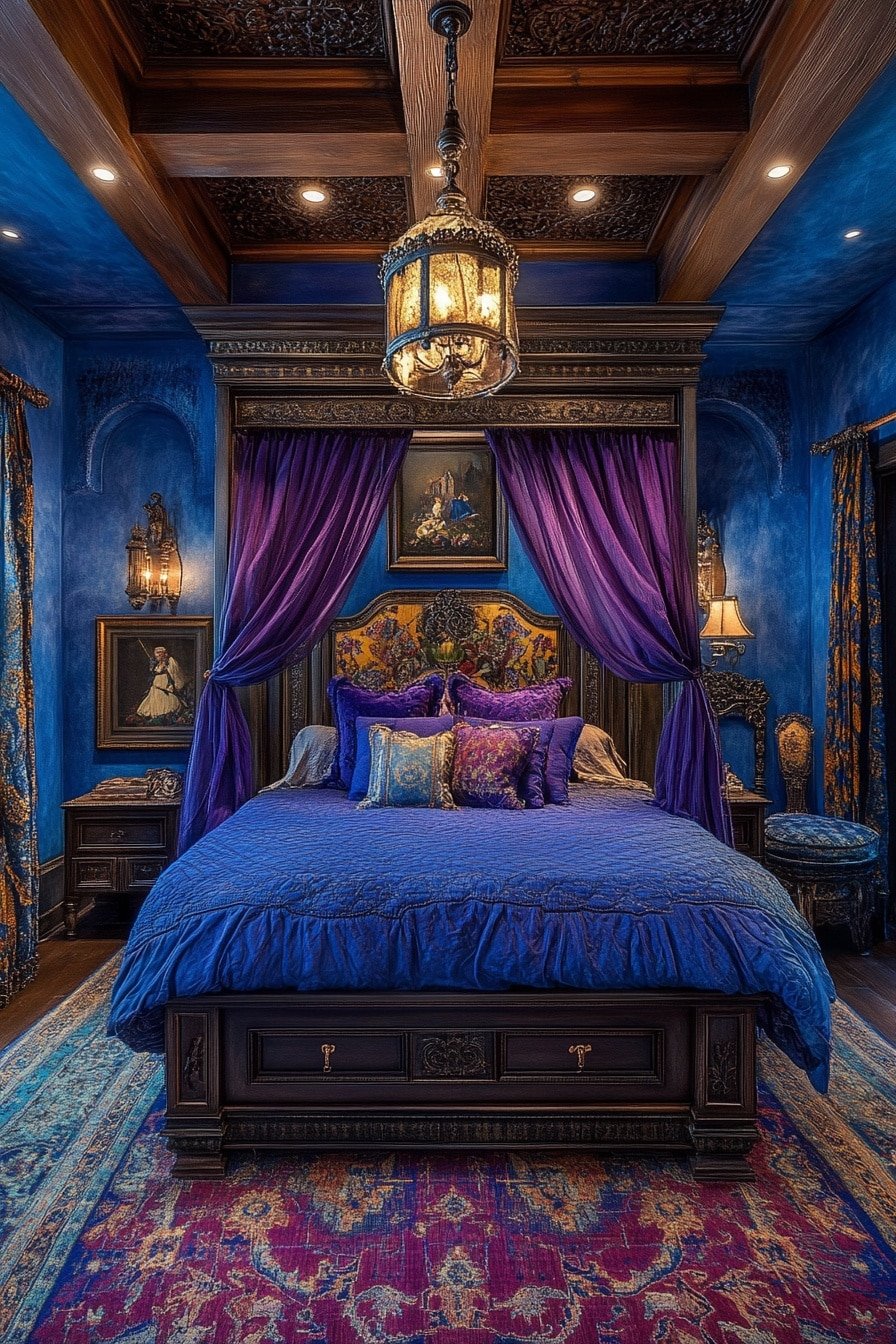 29 Blue Fantasy Bedroom Ideas To Create A Tranquil And Enchanting ...