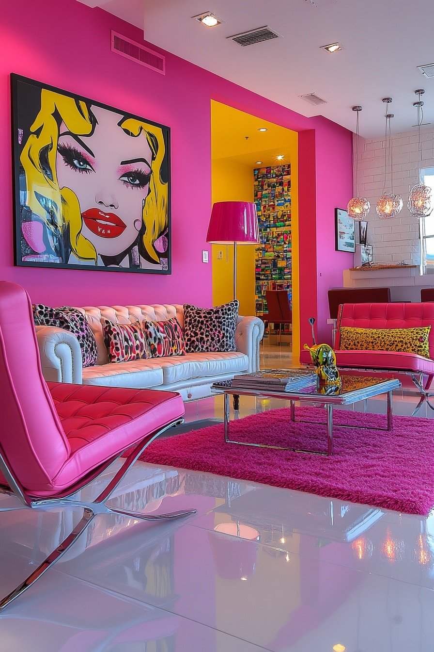 29 Pink Living Room Ideas To Brighten Your Space With A Playful Twist ...