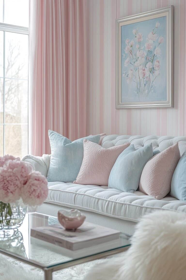 29 Pink Living Room Ideas To Brighten Your Space With A Playful Twist ...