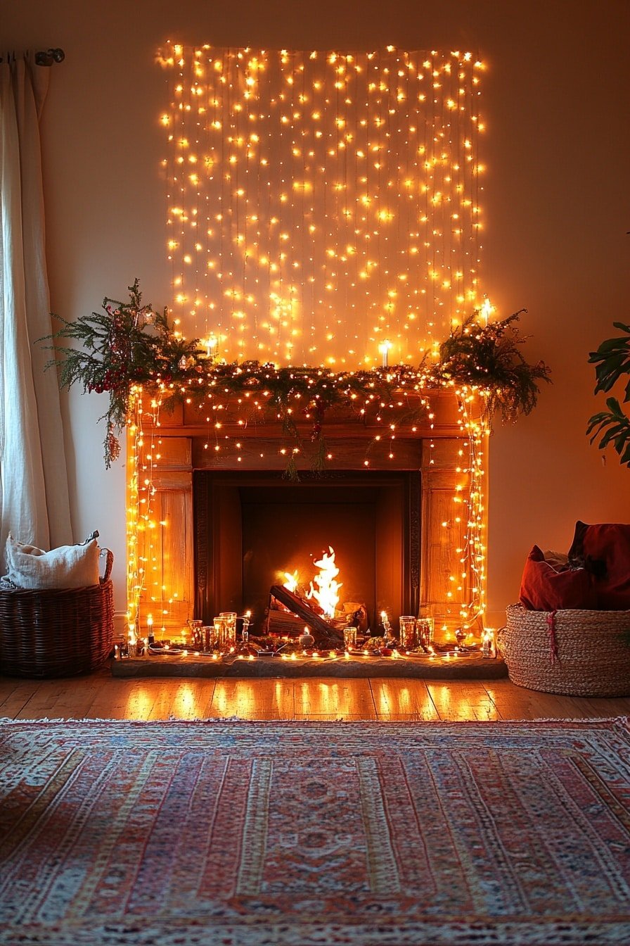 29 Fireplace Christmas Decorations For A Picture-Perfect Holiday ...