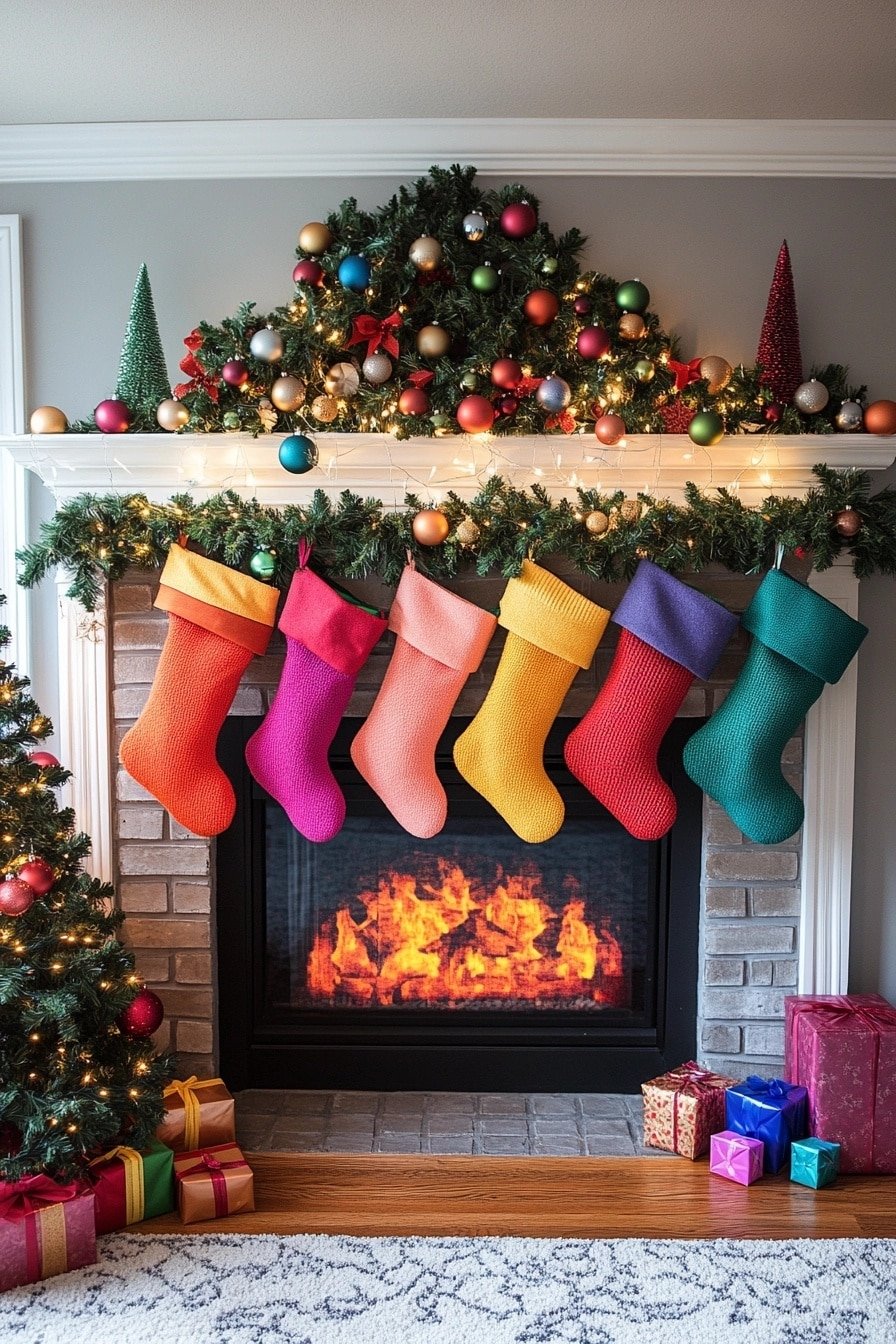 29 Christmas Fireplace Decor Ideas To Fill Your Home With Seasonal ...