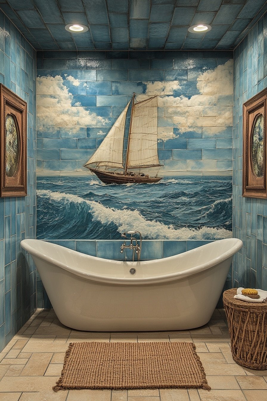 29 Chic Nautical Bathroom Ideas To Bring Coastal Vibes Indoors - Learn ...