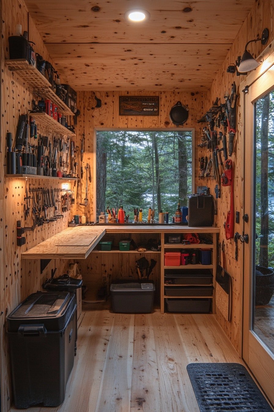 29 Small Fishing Cabin Interior Ideas To Create The Ultimate Fishing ...
