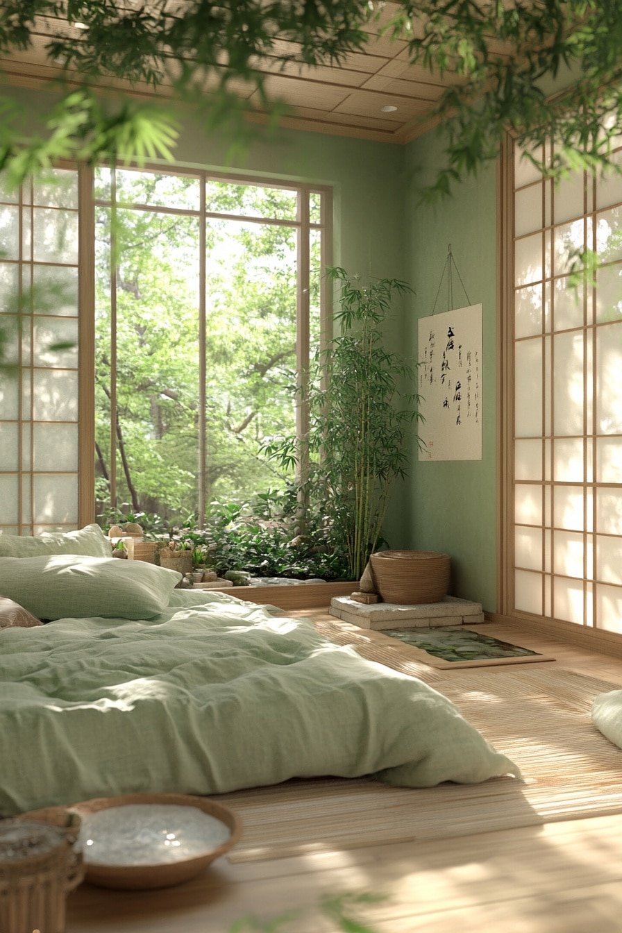 29 Green Fantasy Bedroom Ideas For A Tranquil And Enchanting Space ...