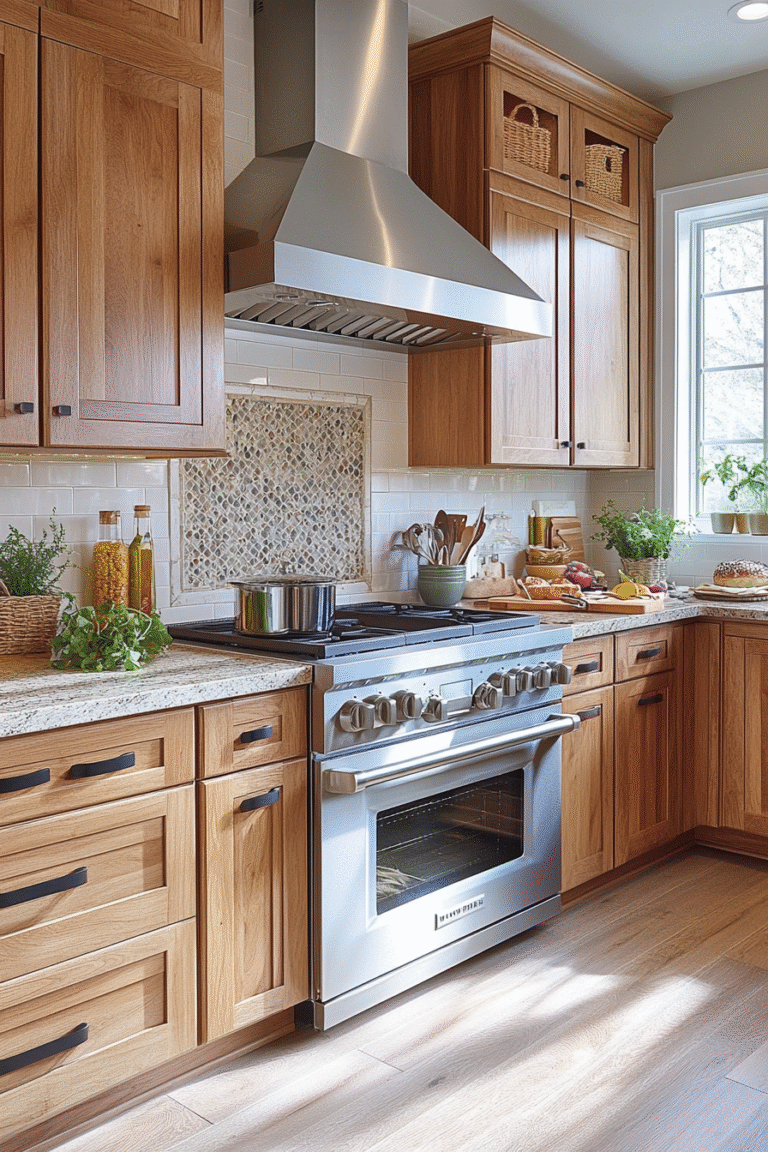 29 Honey Oak Kitchen Cabinets Styles To Refresh Your Kitchen With ...