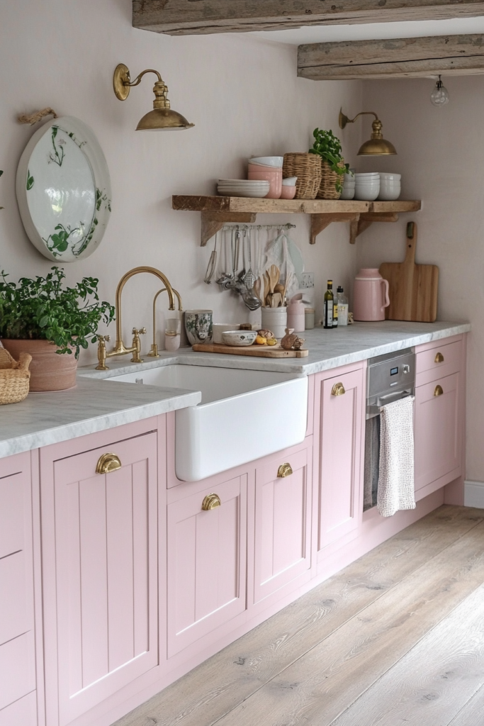 29 Pink Kitchen Ideas Decor To Bring A Smile To Your Everyday Routine ...