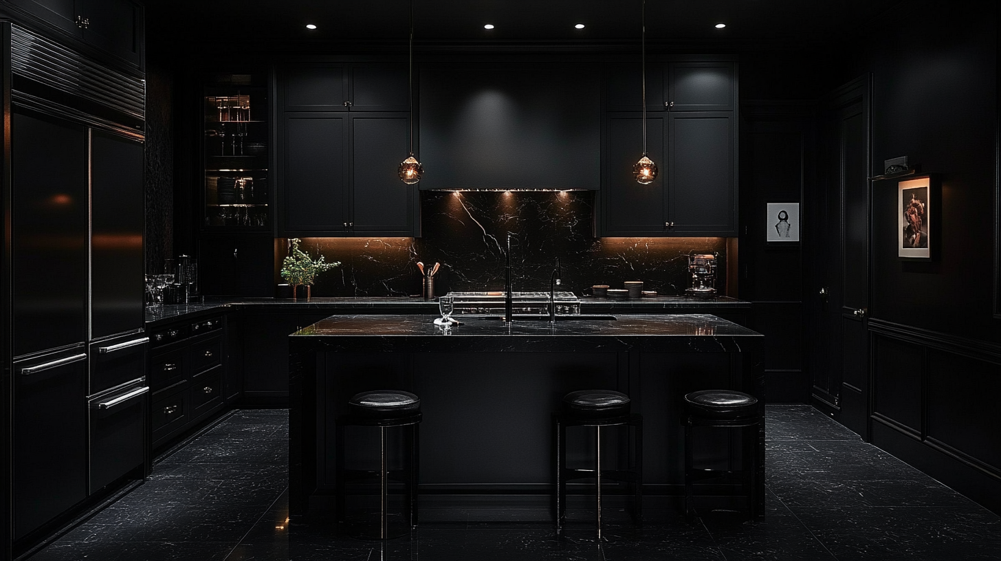 29 Dark Kitchen Aesthetic Inspirations To Create A Bold Cooking Space ...