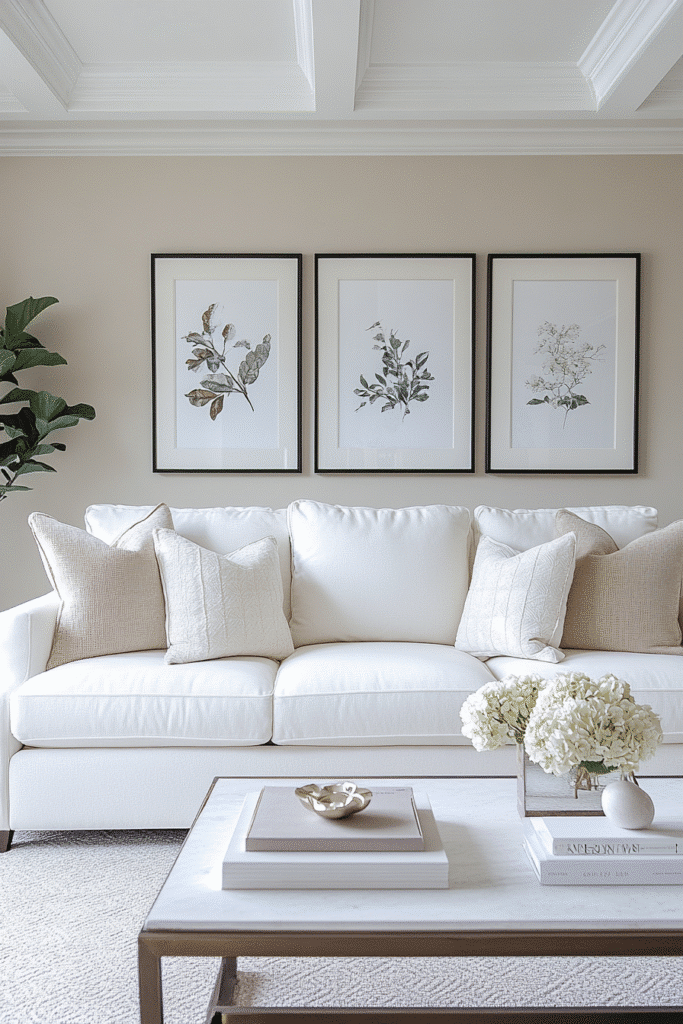 28+ White Couch Living Room Inspiration For A Fresh Yet Classic Vibe ...