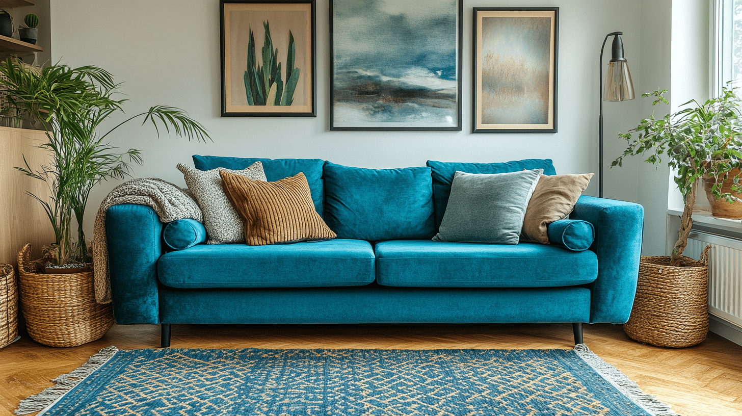 29 Blue Couch Living Room Ideas To Create A Cheerful And Stylish Space ...