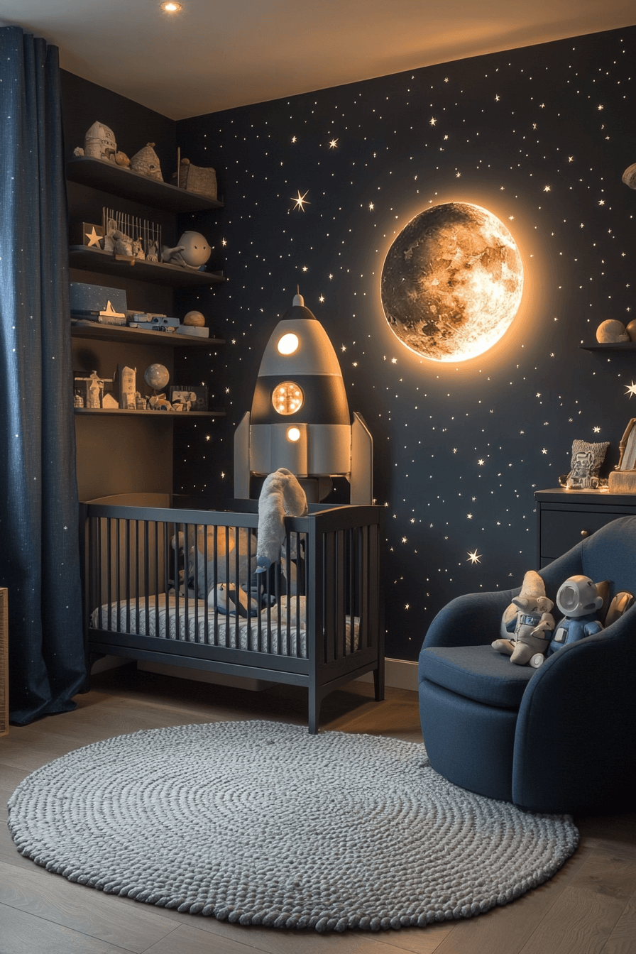 29 Space Themed Nursery Ideas That Bring The Universe Home - Learn ...