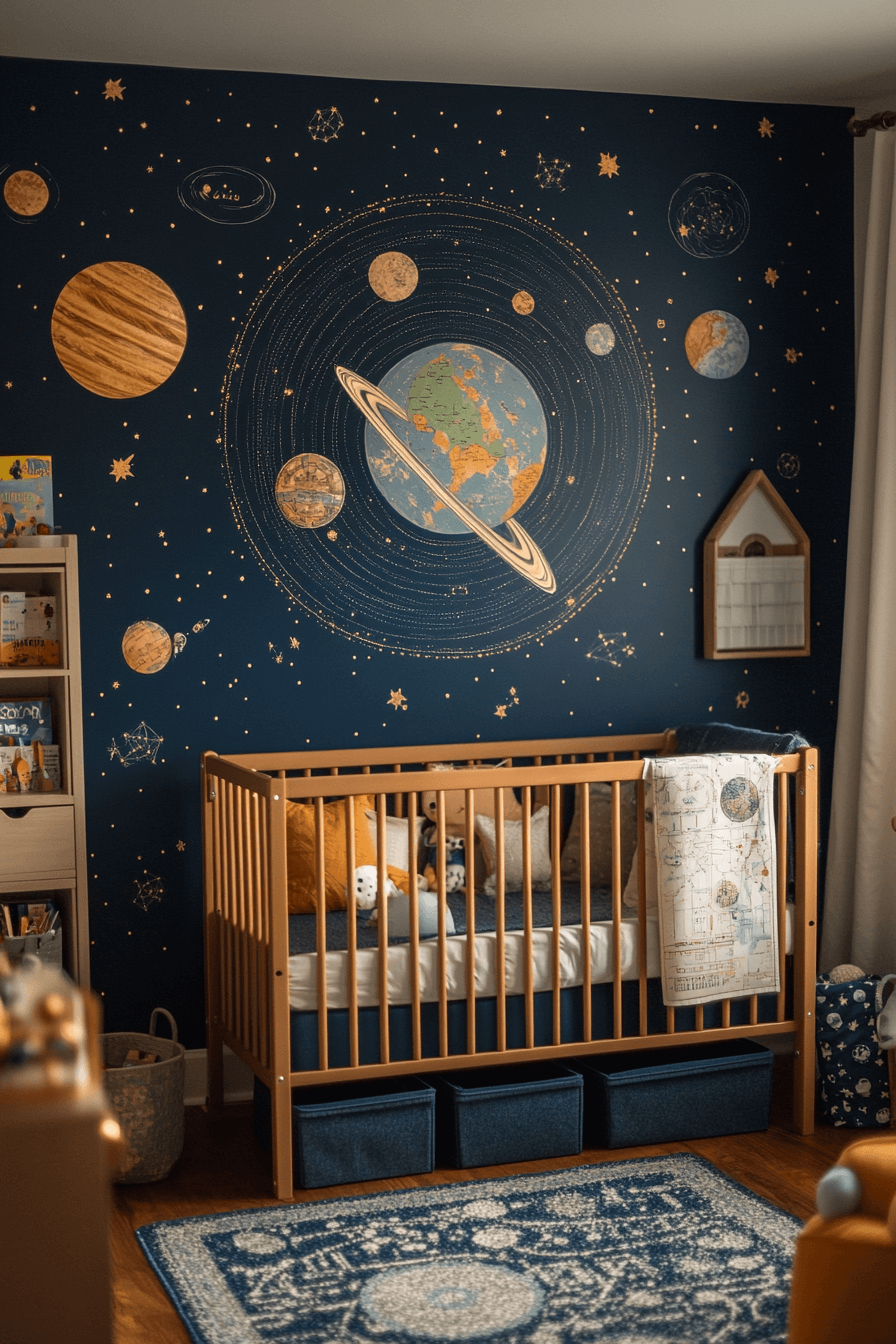 29 Space Themed Nursery Ideas That Bring The Universe Home - Learn ...