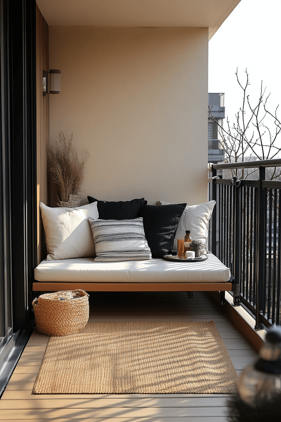 29 Small Apartment Balcony Ideas For A Cozy Peaceful And Happy Vibe ...