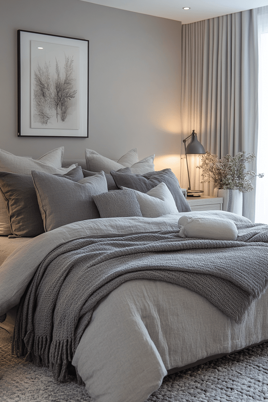 29 Grey Bedroom Ideas To Make Your Room Feel Warm Balanced And ...