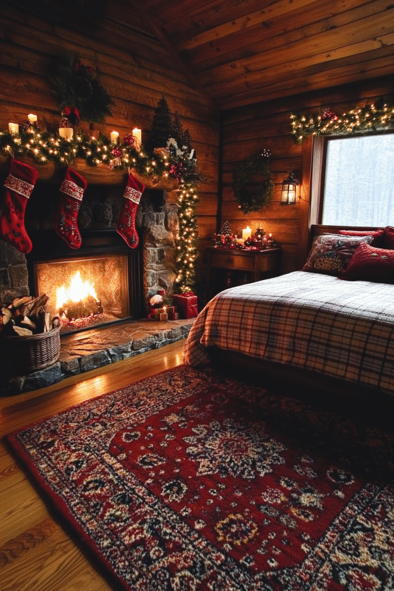 29 Christmas Bedroom Decor Ideas To Make Your Sleep Space Feel Merry ...