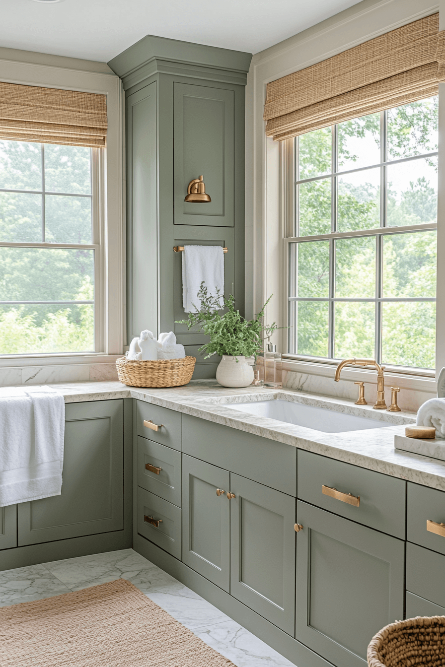 29 Sage Green Bathroom Ideas You Will Love Starting The Day With ...