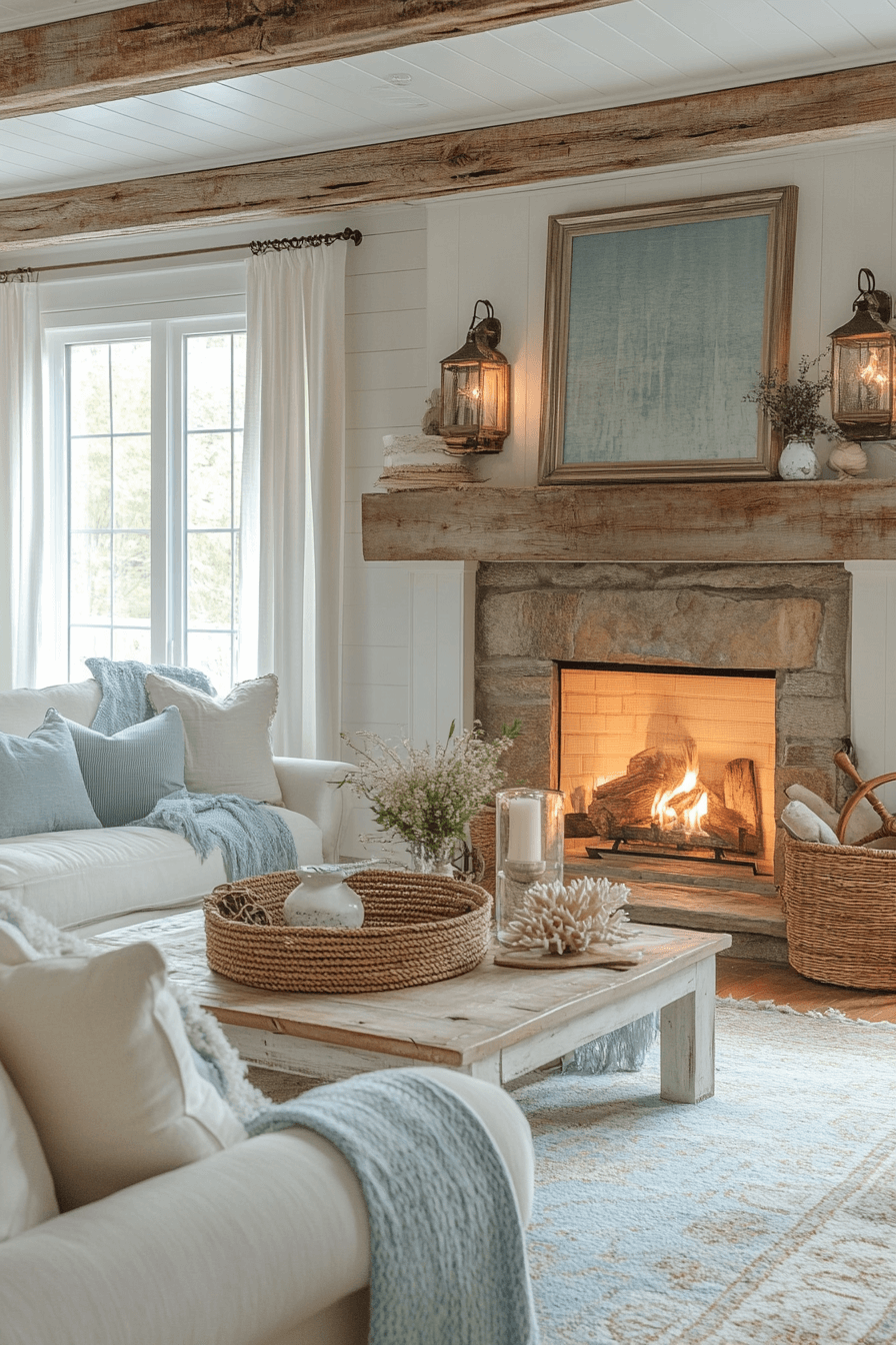 29 Coastal Farmhouse Decor Ideas That Blend Comfort And Coastal Style ...