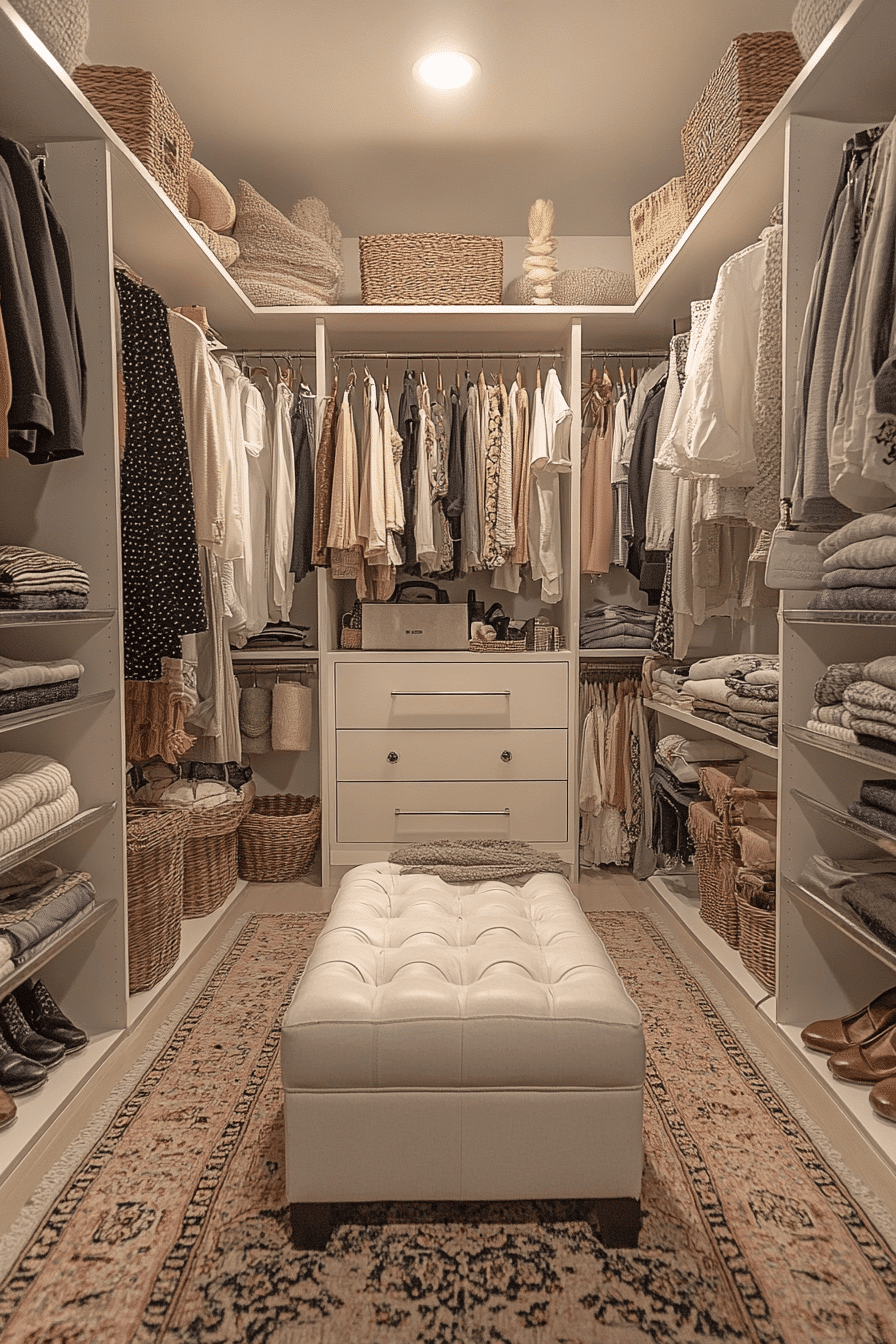 29 Small Walk In Closet Ideas For A Neat Happy Routine - Learn California