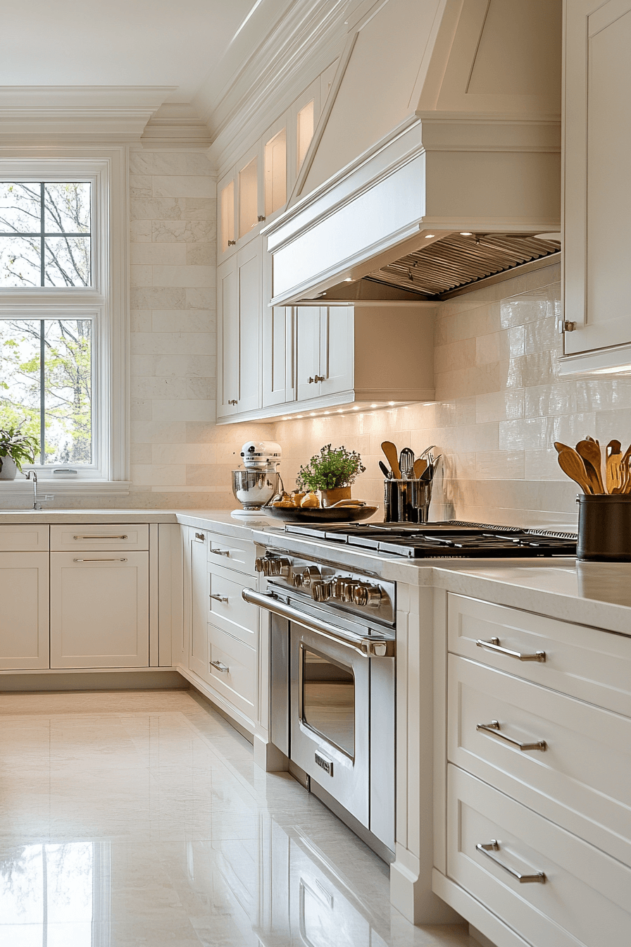 29 Alabaster Kitchen Cabinets That Make Spaces Feel Effortlessly Chic ...