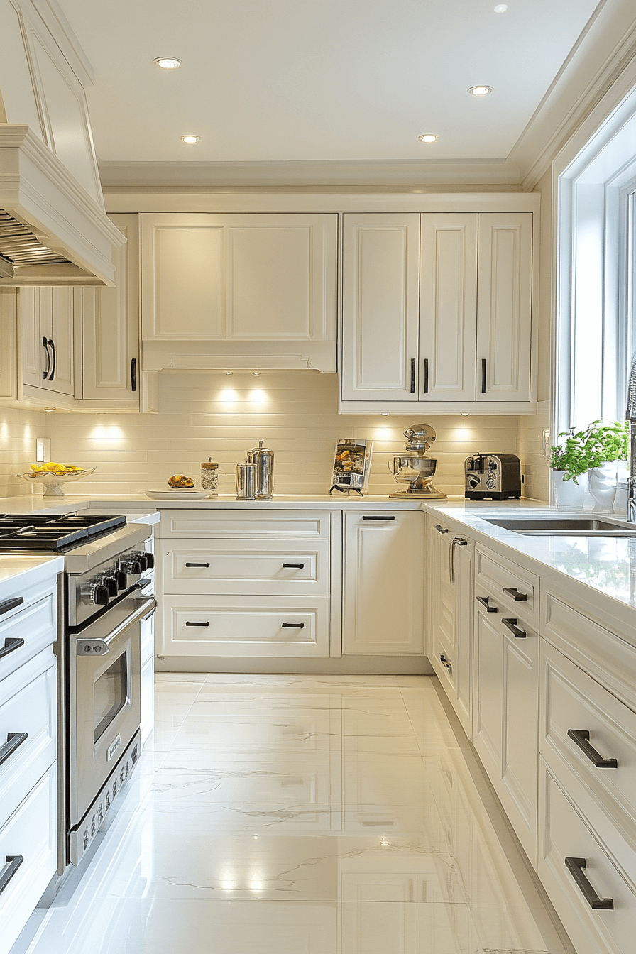29 Alabaster Kitchen Cabinets That Make Spaces Feel Effortlessly Chic ...