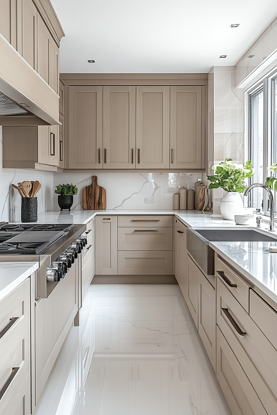 29 Alabaster Kitchen Cabinets That Make Spaces Feel Effortlessly Chic ...