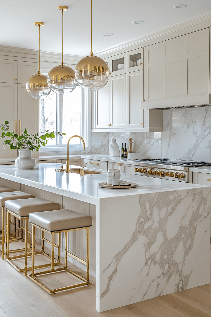 29 Alabaster Kitchen Cabinets That Make Spaces Feel Effortlessly Chic ...
