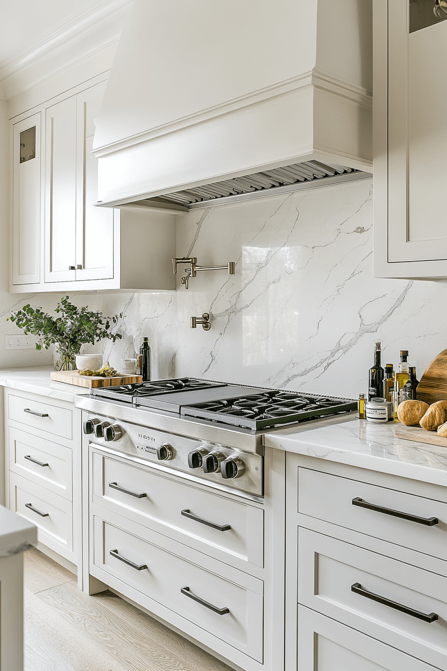 29 Alabaster Kitchen Cabinets That Make Spaces Feel Effortlessly Chic ...