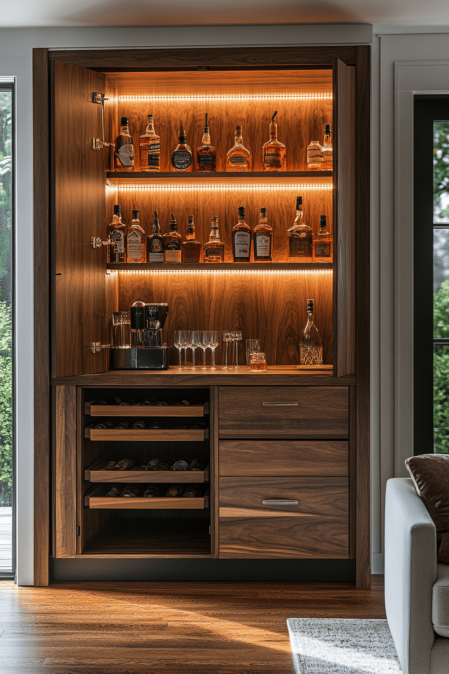 29 Mini Bar Ideas Small Spaces That Make Entertaining Extra Fun - Learn ...