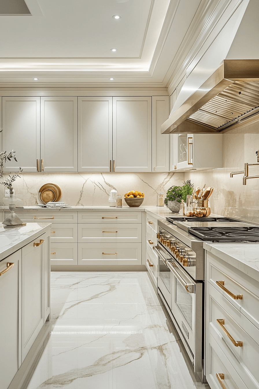 29 Alabaster Kitchen Cabinets That Make Spaces Feel Effortlessly Chic ...