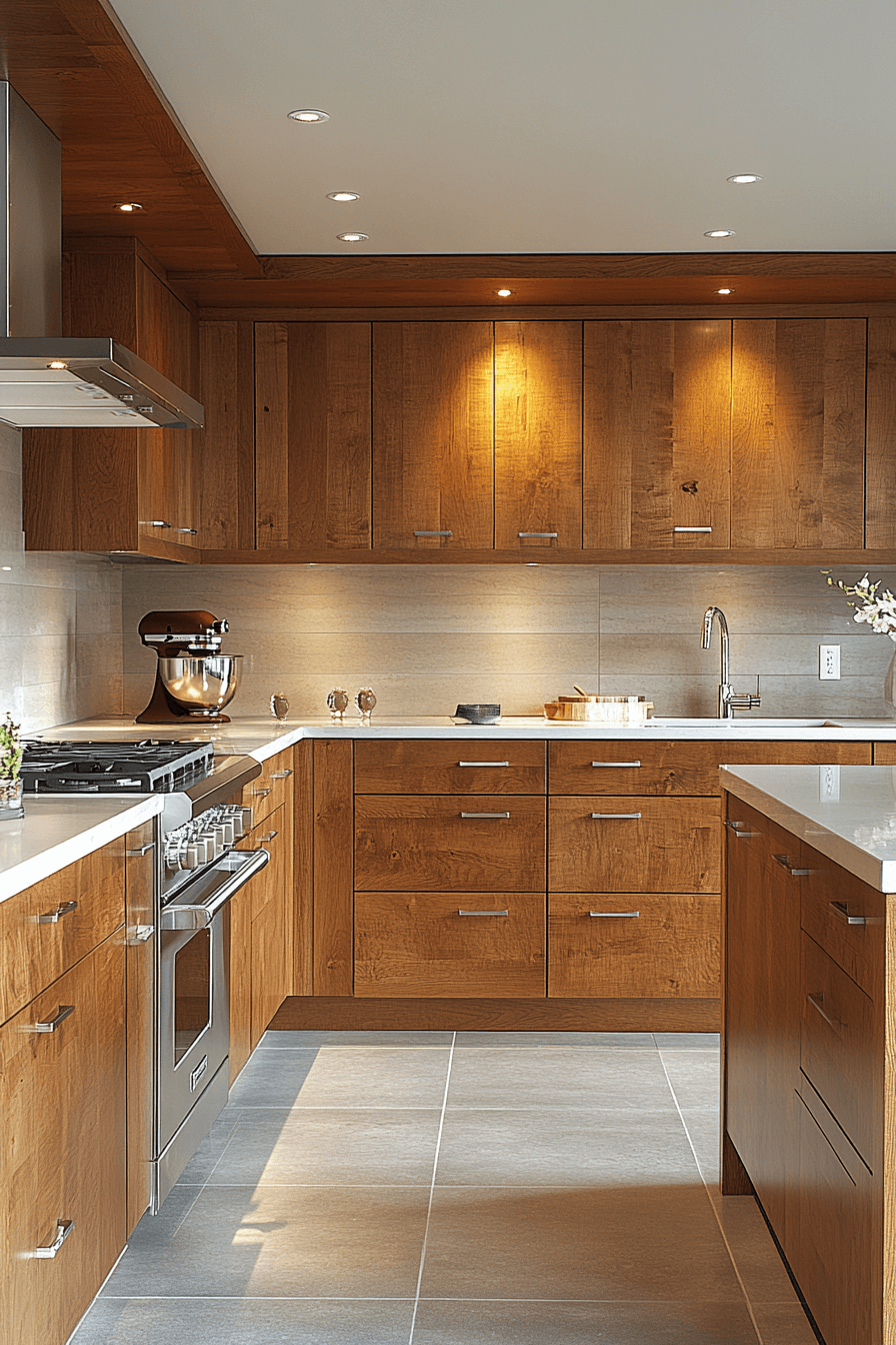 29 Alder Wood Kitchen Cabinets That Bring Warmth To Every Kitchen ...