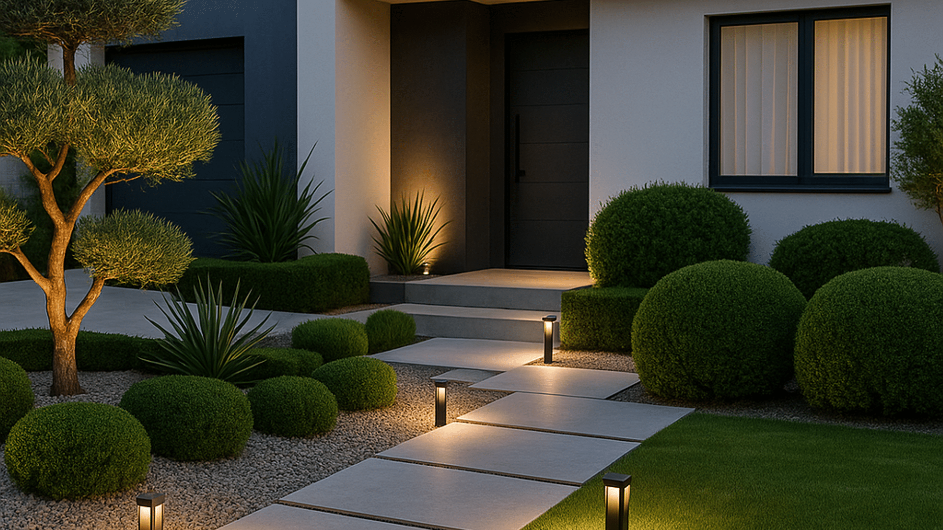 29 Modern Front Yard Ideas That Instantly Upgrade Your Home’s Curb ...
