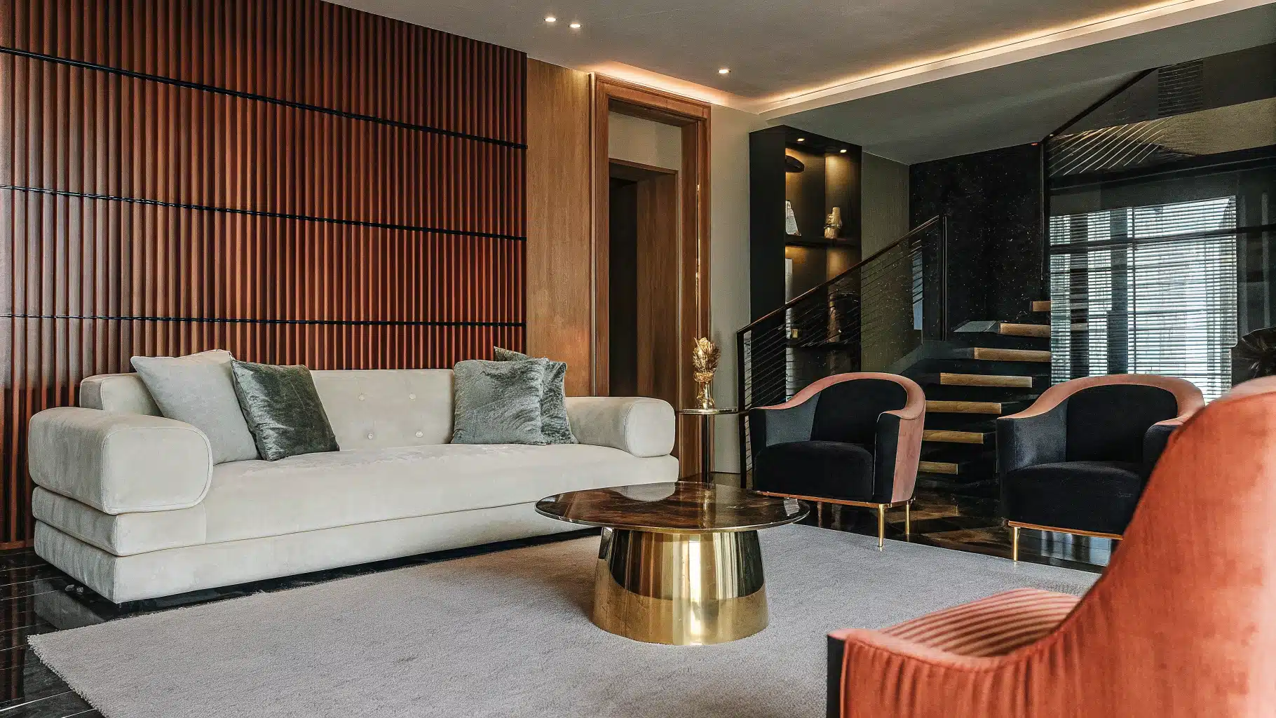 29 Beige And Black Living Room Ideas That Balance Warmth And Drama ...