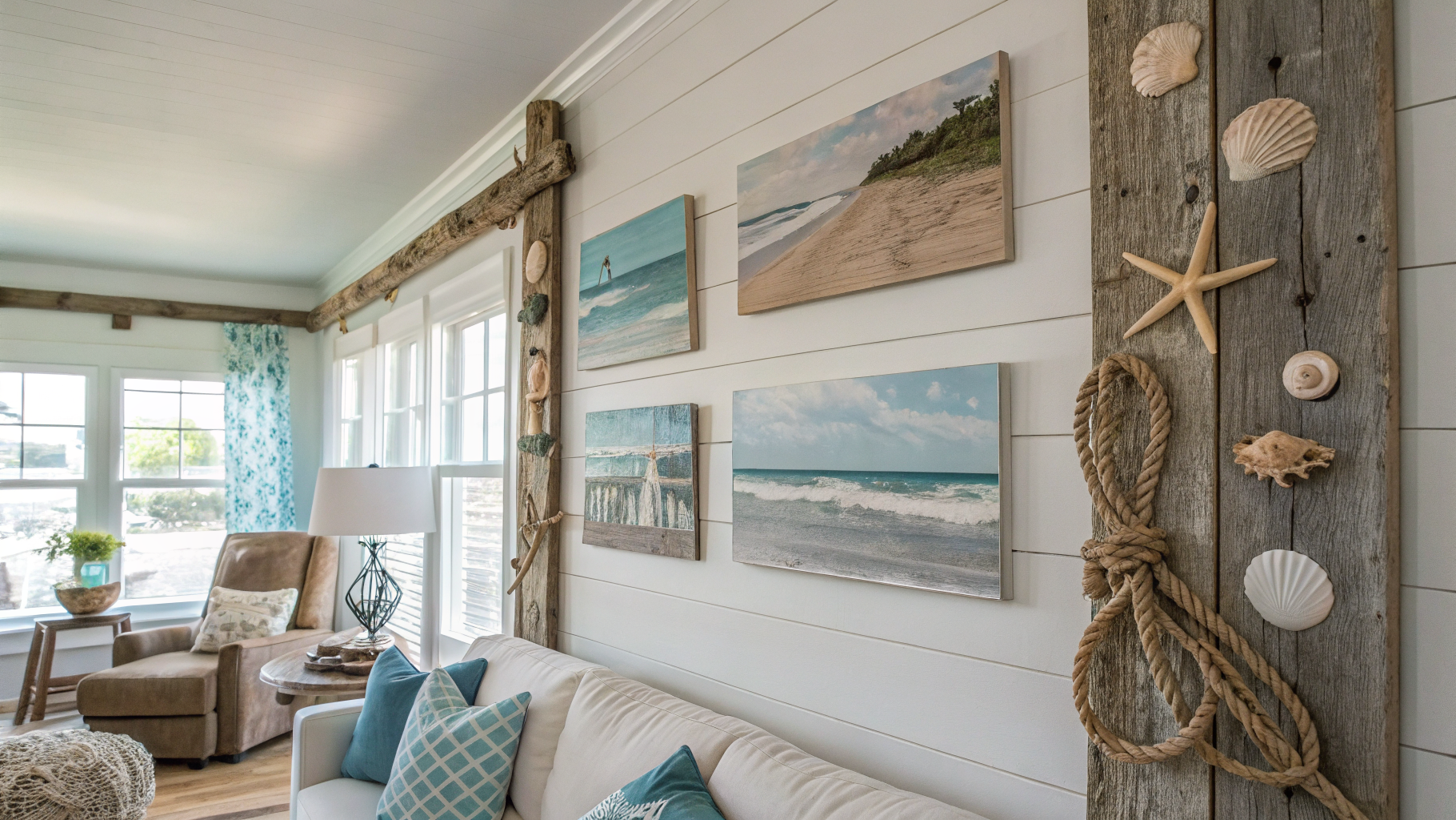 27 Beach House Wall Decor Ideas For Rooms That Feel Like The Shore ...